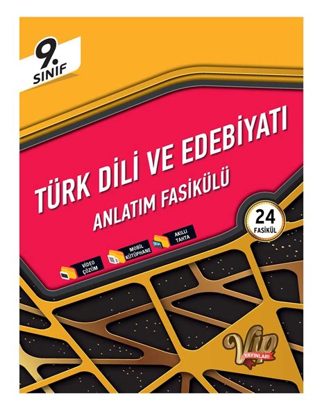 VİP YAYINLARI 9 SINIF 9 Sınıf Türk ve Dili Edebiyatı Anlatım Fasikülü