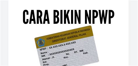Langkah Mudah Membuat NPWP Online Bagi Masyarakat 2023
