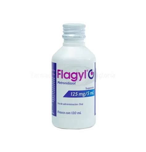 FLAGYL 125MG 5ML SUSPENSIÓN CON 120 ML