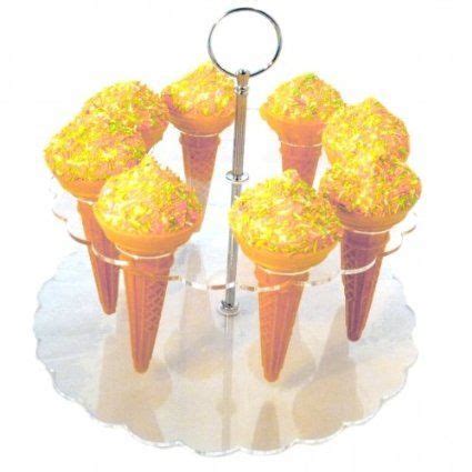 Ice Cream Cone Stand 8 Cone Holder For Ices Popcorn Sweets Savorys