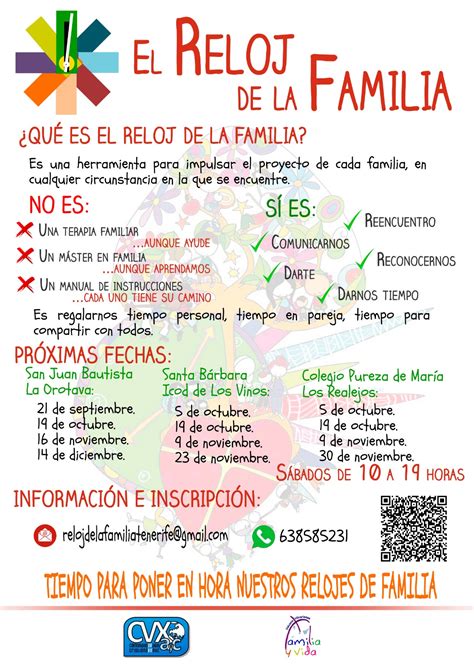 Educar Desde La Familia Reloj De La Familia