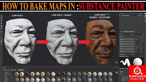 How To Bake Texture Maps In Substance Painter Easy Fast 2020 YouTube