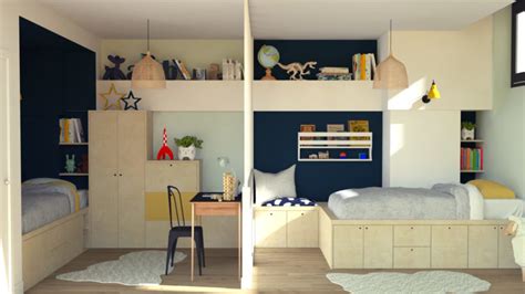 Chambre enfant comment l aménager pour deux FORMOODABLE