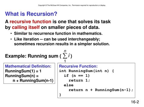 Ppt Chapter 16 Recursion Powerpoint Presentation Free Download Id5715918