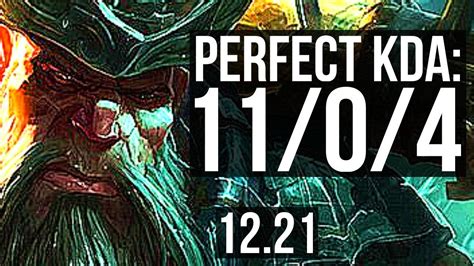 GANGPLANK Vs GWEN TOP 11 0 4 Legendary 1 1M Mastery 400 Games
