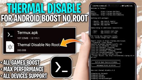 Disable Thermal Limit Without Root Boost Gaming Performance Fix Lag