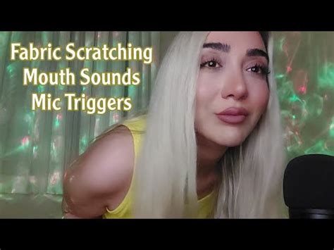 ASMR Fast Aggressive Mic Triggers Fabric Scratching Mouth Sounds