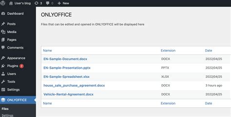 how to integrate onlyoffice docs with wordpress