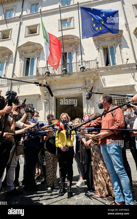 Giorgia Meloni Palazzo Chigi Immagini E Fotografie Stock Ad Alta