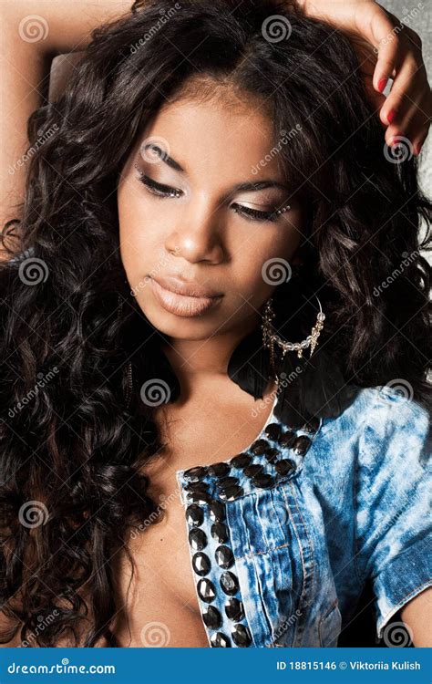 Mulatto Girl Stock Photo Image Of Elegance Healthy 18815146