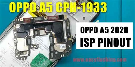 CPH1933 ISP PINOUT OPPO A5 2020 EMMC ISP PINOUT EASY FLASHING