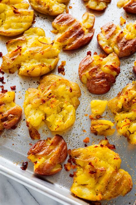Crispy Smashed Potatoes Cook Hook