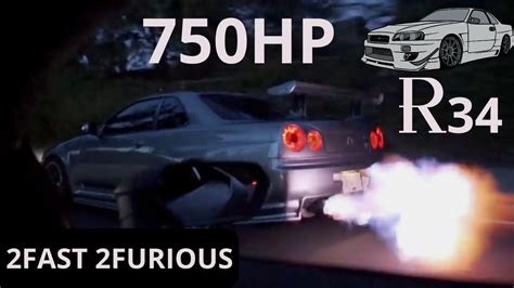 Nissan Skyline R34 GTR This Car Is Scary Ultimate Compilation YouTube