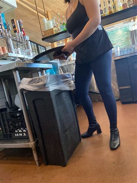 Slutty Waitress Spandex Leggings Yoga Pants Forum