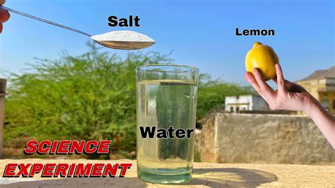 Baking Soda Vs Lemon Water Science Experiment