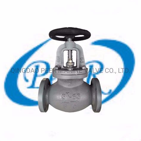 JIS Marine Valve Cast Iron Flange Globe Valve China Marine Valve Cast