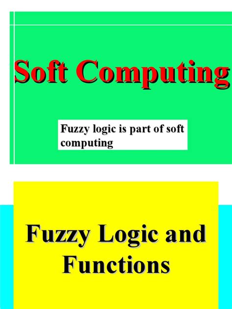 soft computing soft computing pdf fuzzy logic set mathematics