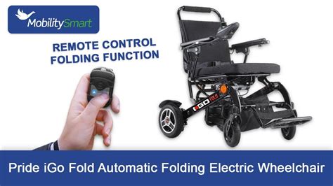 Pride Igo Fold Automatic Folding Electric Wheelchair Youtube