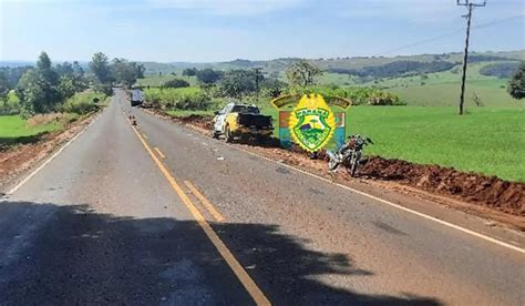 Anuncifacil Acidente na PR 218 em Nova Fátima Deixa Motociclista Ferido