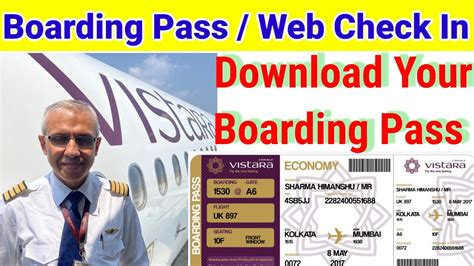 Boarding Pass Kaise Nikale Online Web Check In Kaise Kare Vistara