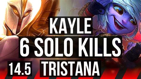 KAYLE Vs TRIST TOP 6 Solo Kills 300 Games 12 4 9 KR Master