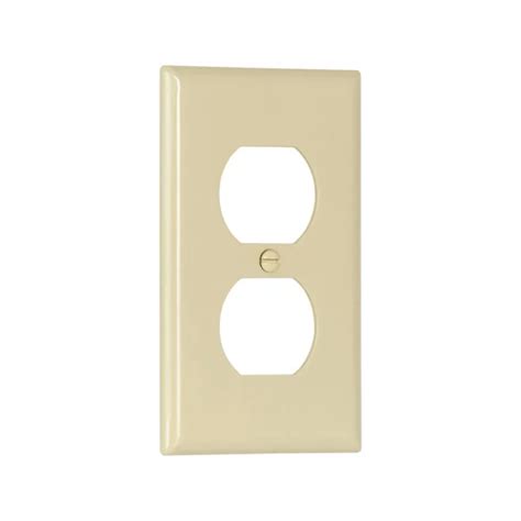 Placa para contacto dúplex color Marfil Arrow Hart Eaton Eaton