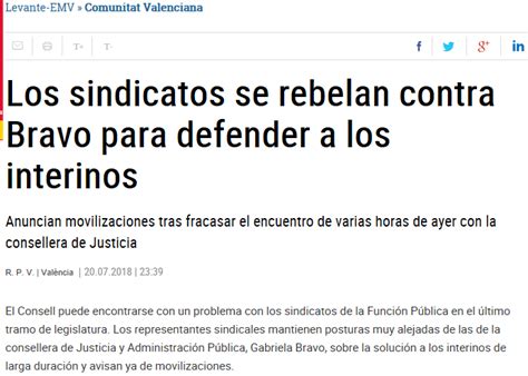 CSIF Autonómicas GVA Criterios OPE17 20 Repercusiones de falta de acuerdo