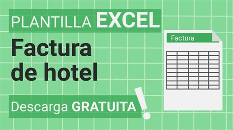 Plantilla De Factura De Hotel Descarga GRATIS YouTube