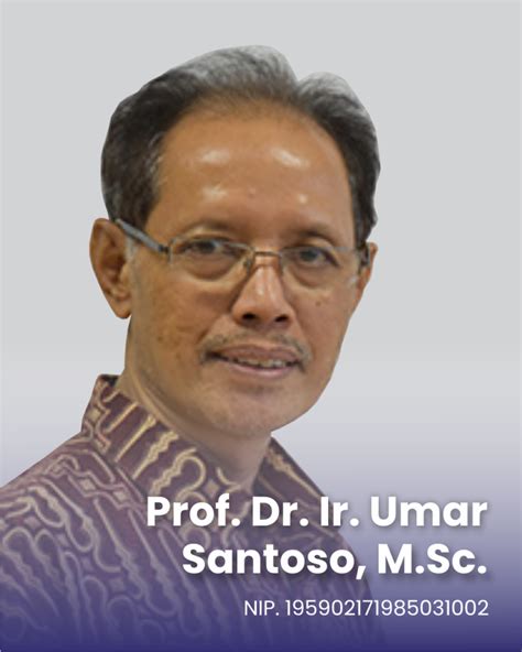 Prof Dr Ir Umar Santoso M Sc Departemen Teknologi Pangan Dan