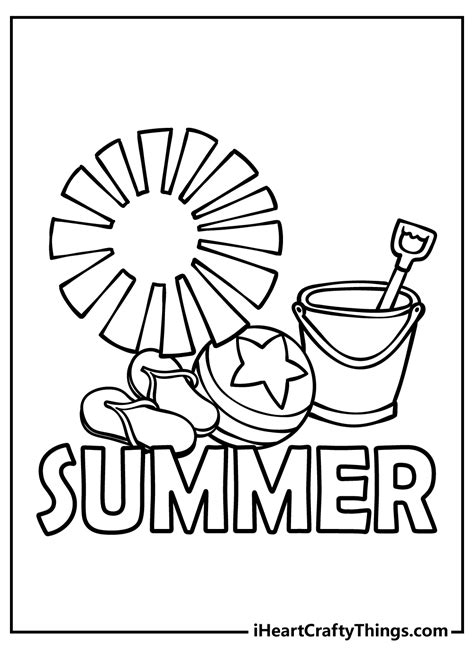 Summer Coloring Pages Free Printable Pdf Printable Templates Free