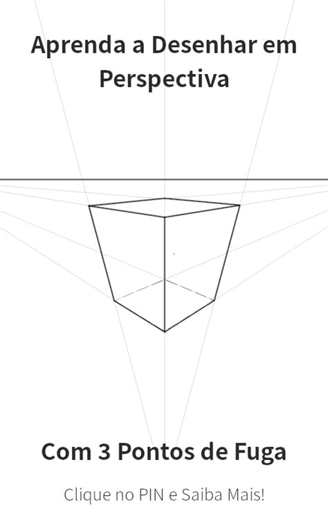 Aprenda A Desenhar Em Perspectiva 3 Pontos De Fuga Ponto De Fuga