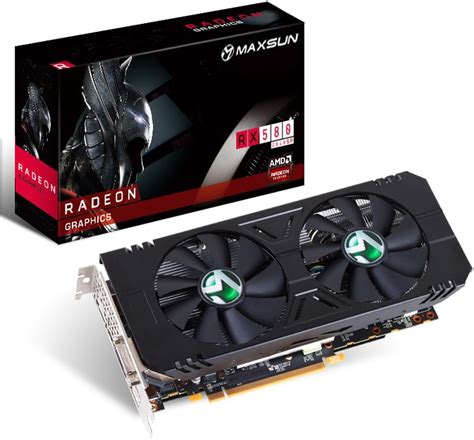 Maxsun AMD Radeon RX 580 8GB 2048SP GDDR5 Computer Video Graphics Card
