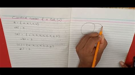 Cardinal Number Of A Set N A N B Mathematicalsolution9277 YouTube