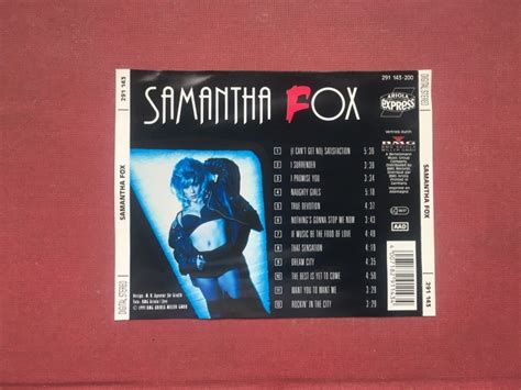 Samantha Fox Nothing S Gonna Stop Me Now Kupindo