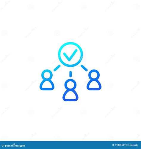 Execution Icon Color Line Outline Vector Sign Linear Style