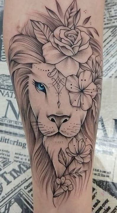 Tatuagem de leão para mulheres veja versões arrasadoras Eu Total