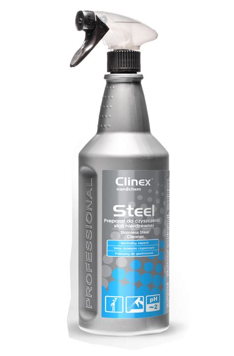 CLINEX STEEL Preparat Do Czyszczenia Stali Nierdzewnej 1l HYGIO