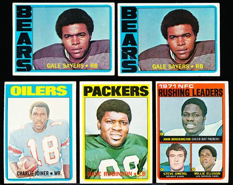 Lot Detail Topps Fb Diff