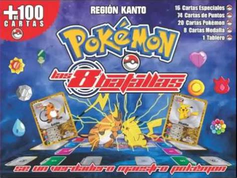 Pokémon las 8 batallas juego de mesa YouTube