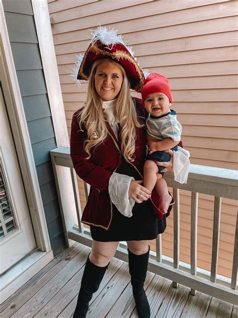 Captain Hook And Mr Smee Mom And Baby Halloween Costume Helen G Bailey