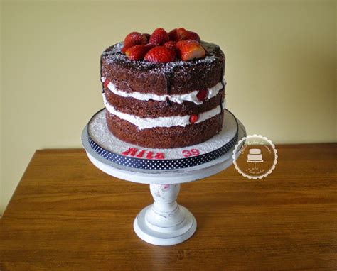 Bolos Lindos De Comer Naked Cake Chantilly E Morangos Chantilly And