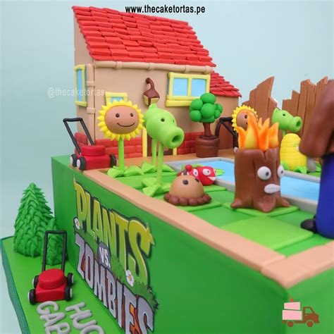 Torta Plantas Vs Zombies 1 The Cake Tortas