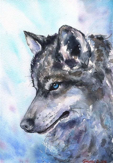 Pin De Massiel La En Fantasy Pinturas Arte De Acuarela Arte De Lobos