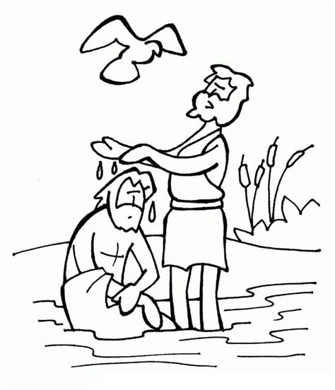 Coloriage Baptême à imprimer sur ColoriageEnfant