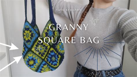 Comme Promis La Vid O Sur Mon Sac En Granny Square Tuto Crochet