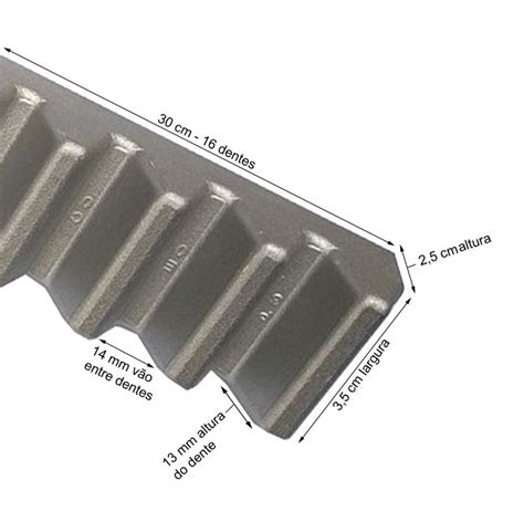 16pcs Gomo Peccinin Cremalheira Industrial Dz Max 30cm Hunion