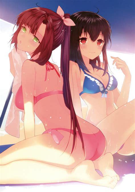 Masa St Ill Strasyon K Z L Sa L Uzun Sa Anime Girls Esmer