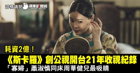 蘋果新聞網 Taiwan News on Twitter 耗資2億斯卡羅創公視開台21年收視紀錄寡婦蕭淑慎同床周華健兒最吸睛