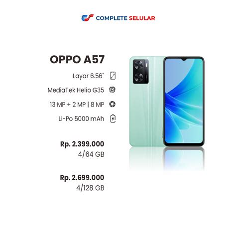 Rekomendasi HP Oppo 2 Jutaan Terbaru Complete Selular Official Web