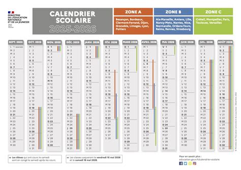 Calendrier Scolaire Heddi Kristal